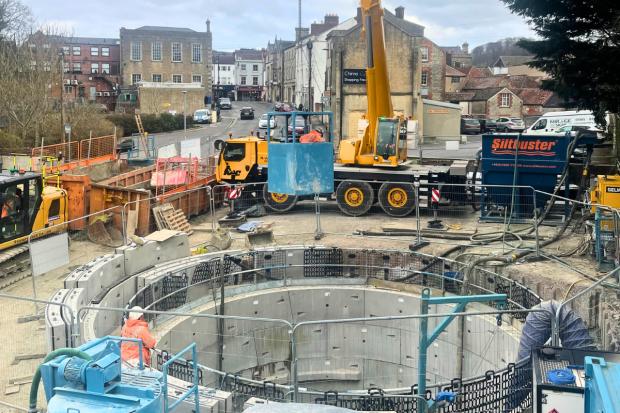 Disruptive £2 million town centre sewer project extended