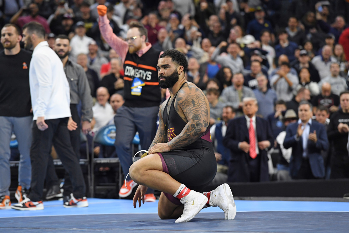 Gable Steveson Posts Strong Message After Stunning NCAA Wrestling Final ...