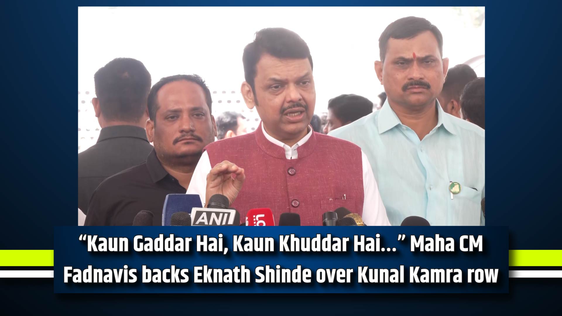 “Kaun Gaddar Hai, Kaun Khuddar Hai…” Maha CM Fadnavis backs Eknath ...