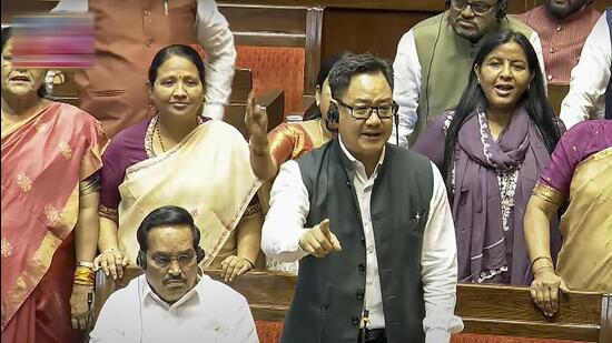 Rajya Sabha adjourned as Centre, Opposition spar over Constitution