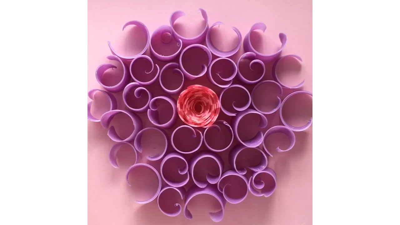 Satisfying Purple And Red Thin Rolled Soaps Crumpling