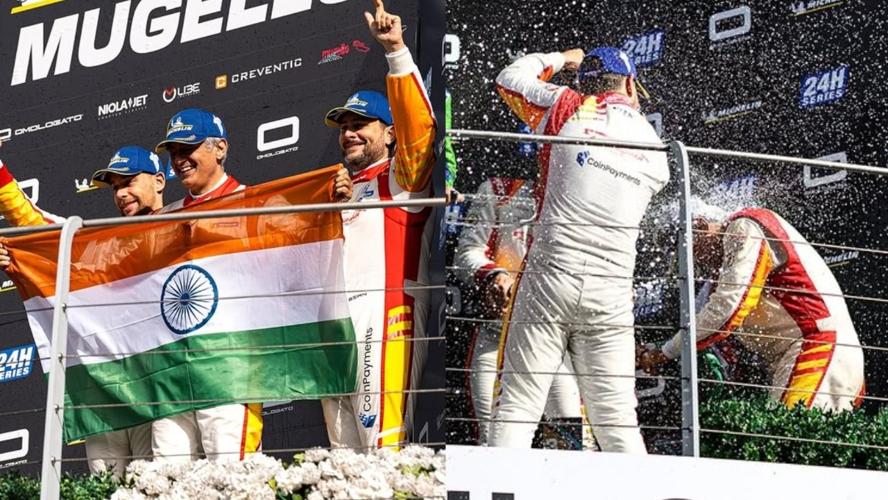 Ajith holds tricolour, leads celebration as his car racing team secures ...