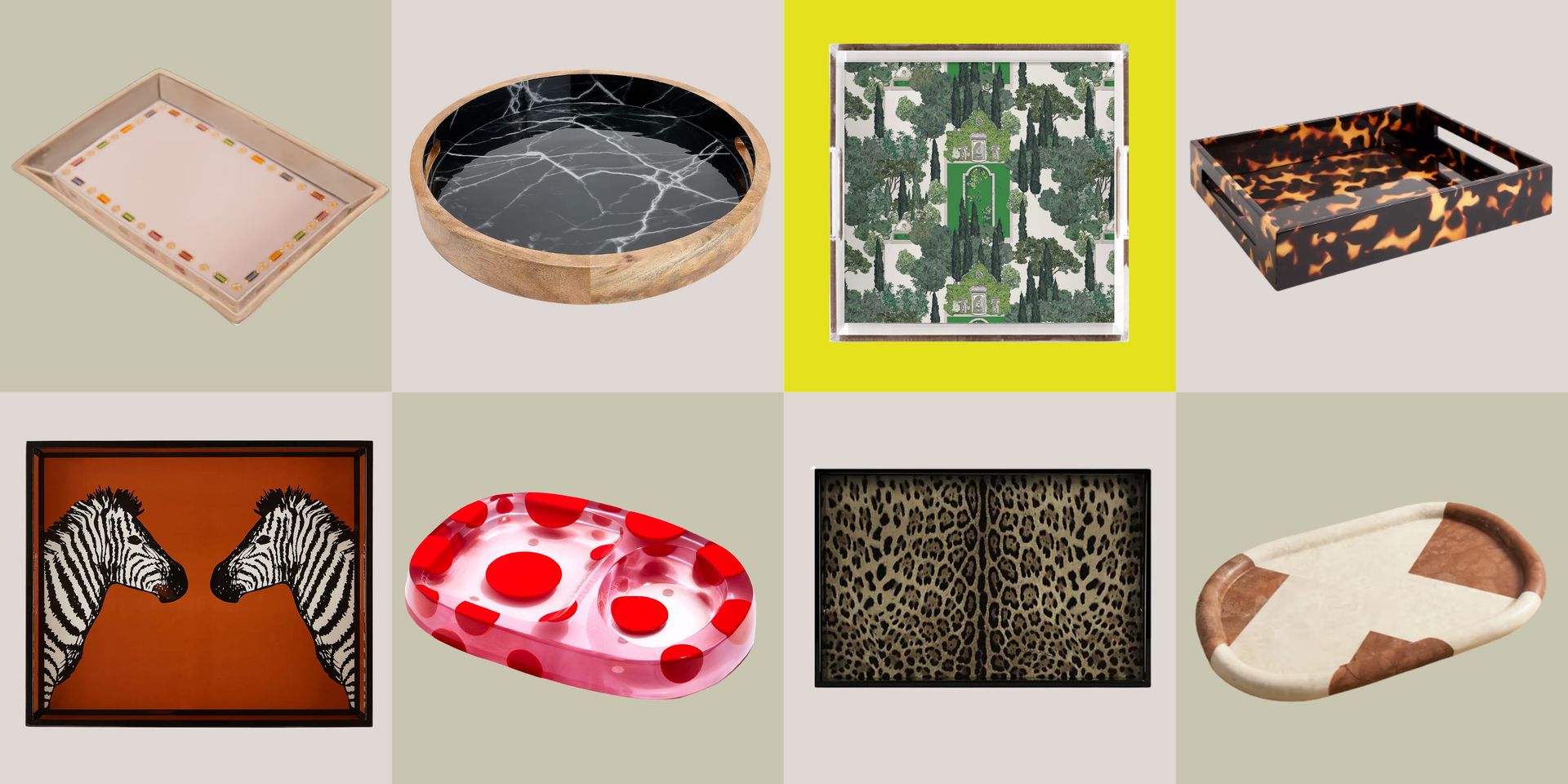 Stop Hiding Your Clutter — These 9 Patterned Trays Will Instantly ...