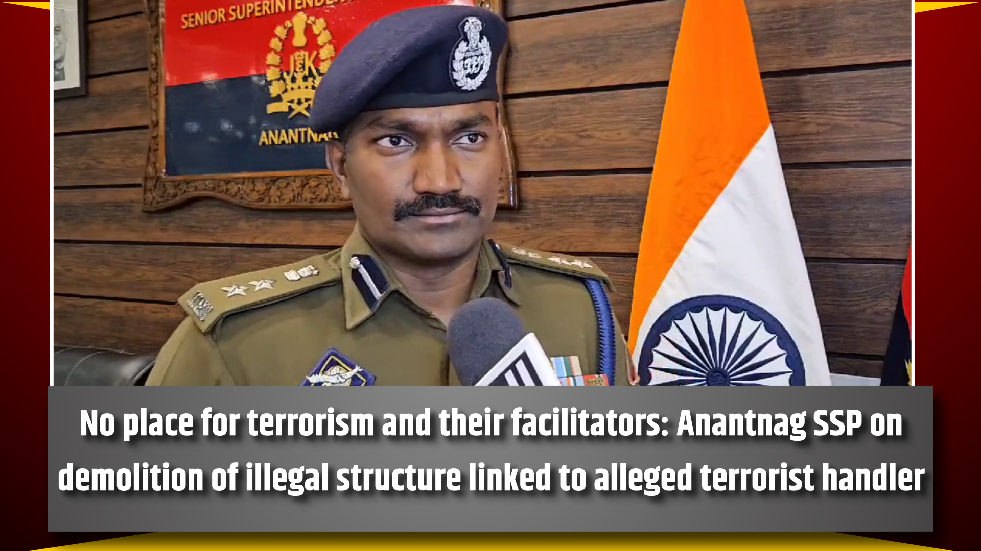 No place for terrorism and their facilitators: Anantnag SSP on ...