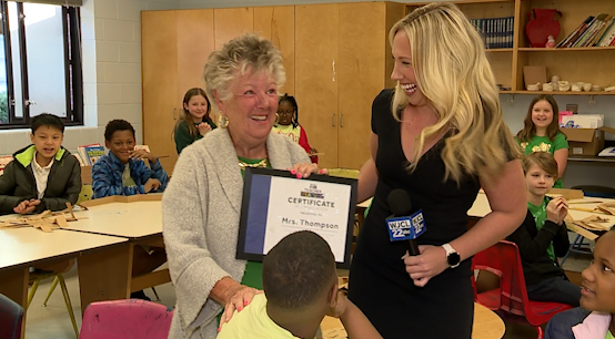 Longtime paraprofessional Mary Thompson has no retirement plans