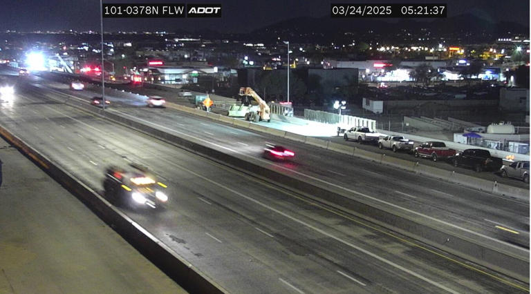 Loop 101 off-ramp closes at Frank Lloyd Wright for 60 days