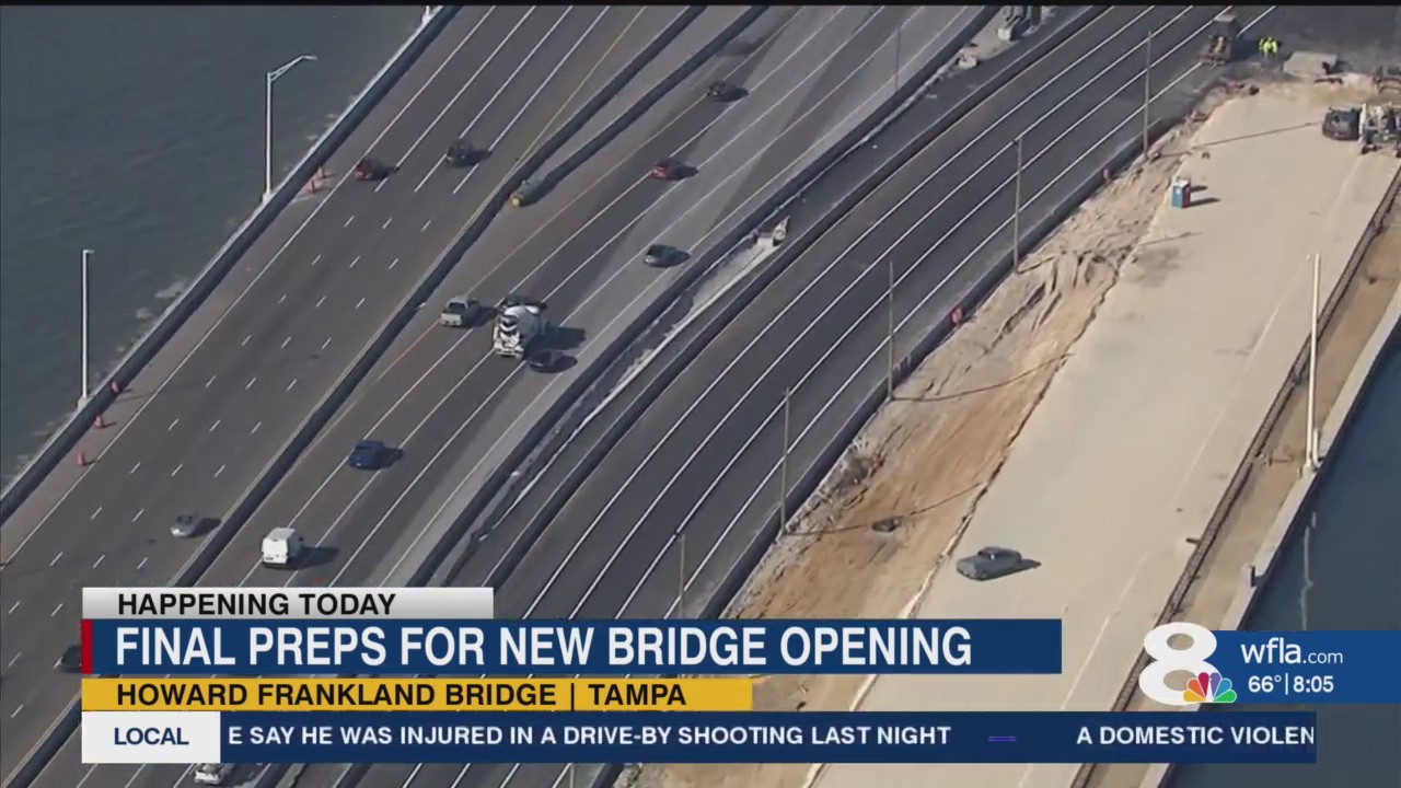 Howard Frankland bridge expansion set to open today