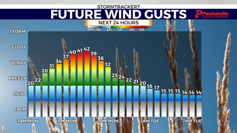 High wind gusts over 40 MPH possible on Monday in West Virginia, Ohio ...