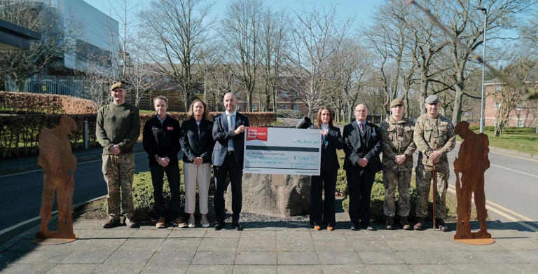 ACS hands over a record £7,000 fundraising donation to the Army ...
