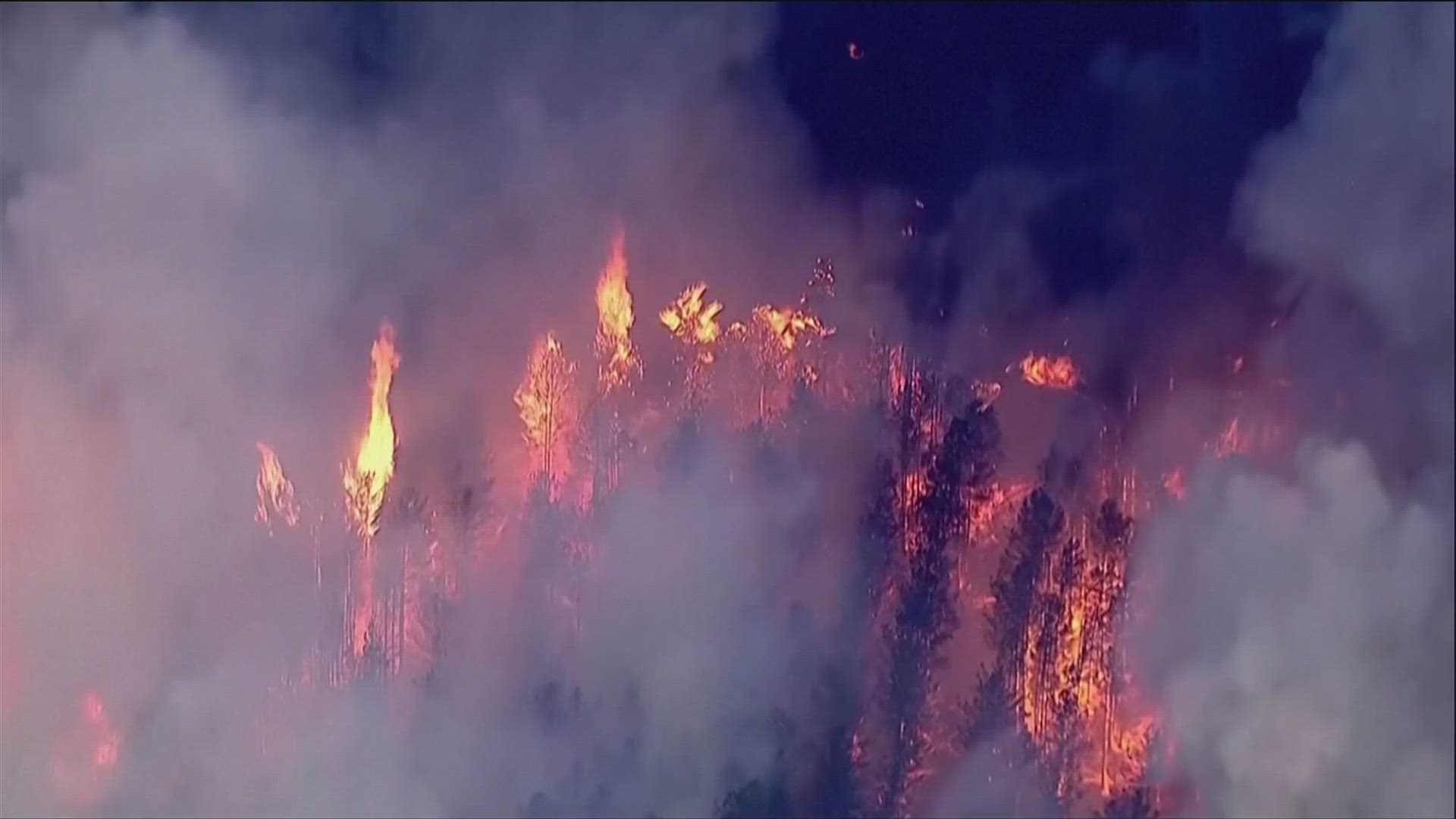 Wildfire near Houston roughly 95% contained