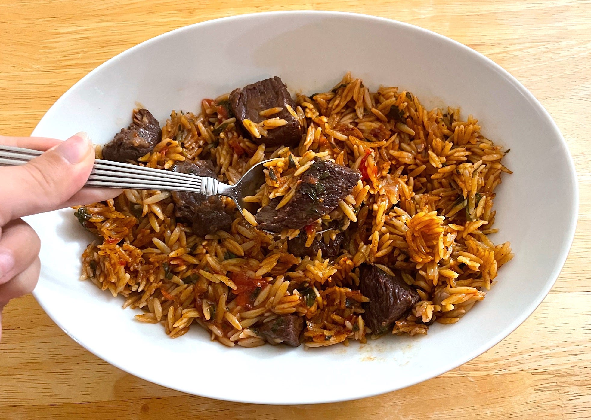 My dad spent months perfecting his recipe for this Greek pasta dish ...