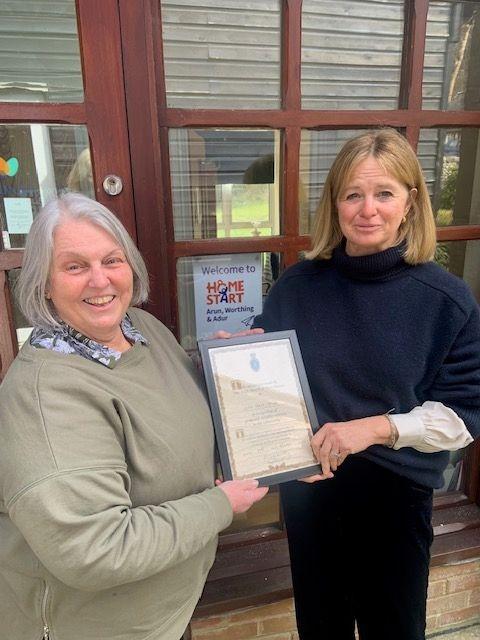 Home-Start Arun, Worthing & Adur honoured with High Sheriff’s Award