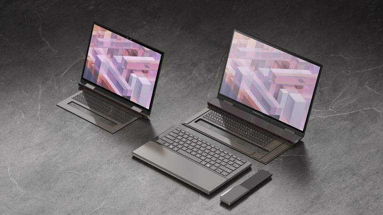 Avec son AdaptX, Compal s'attaque au concept de PC portable modulaire ...