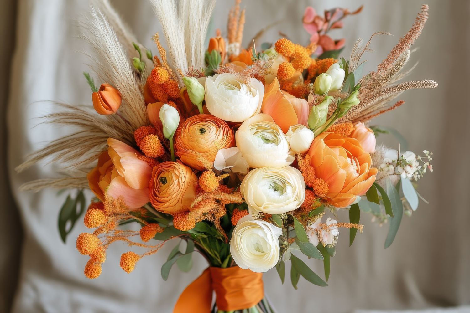103+ Orange Wedding Bouquets That Are Bright, Bold, and Beautiful 🧡