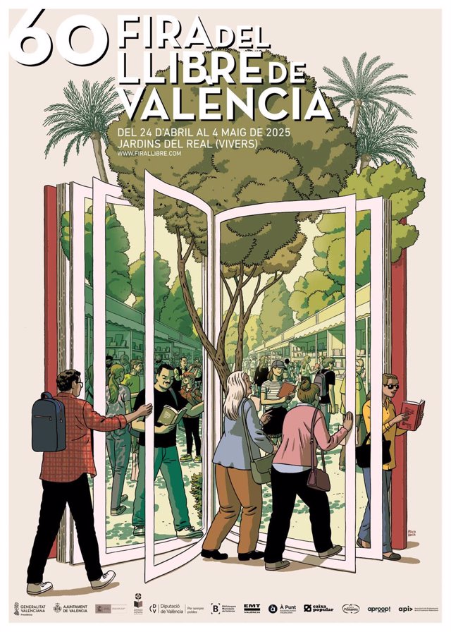 El autor de cómics Paco Roca ilustra el cartel de la 60 Fira del Llibre ...