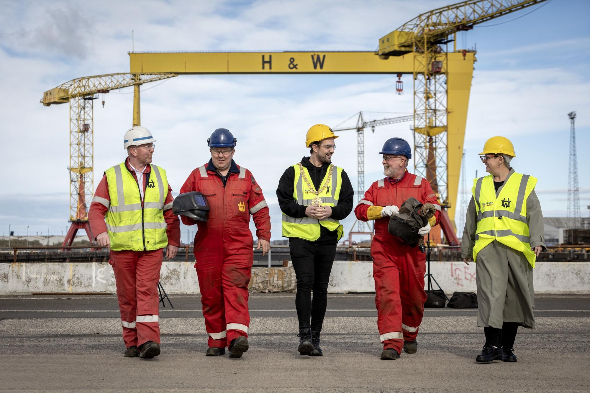 'Helping to put Belfast shipbuilding back on the map': Harland and ...