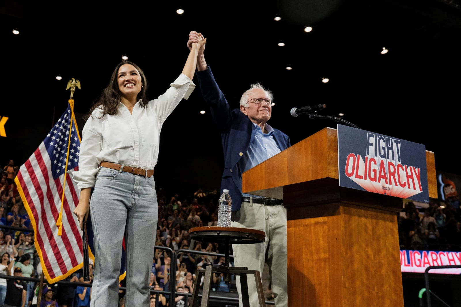 Sanders, AOC draw biggest crowd of their careers at rally in Denver