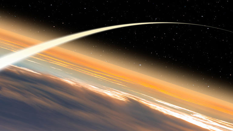 Why Do Rockets Curve When Launched Instead Of Going Straight Up?