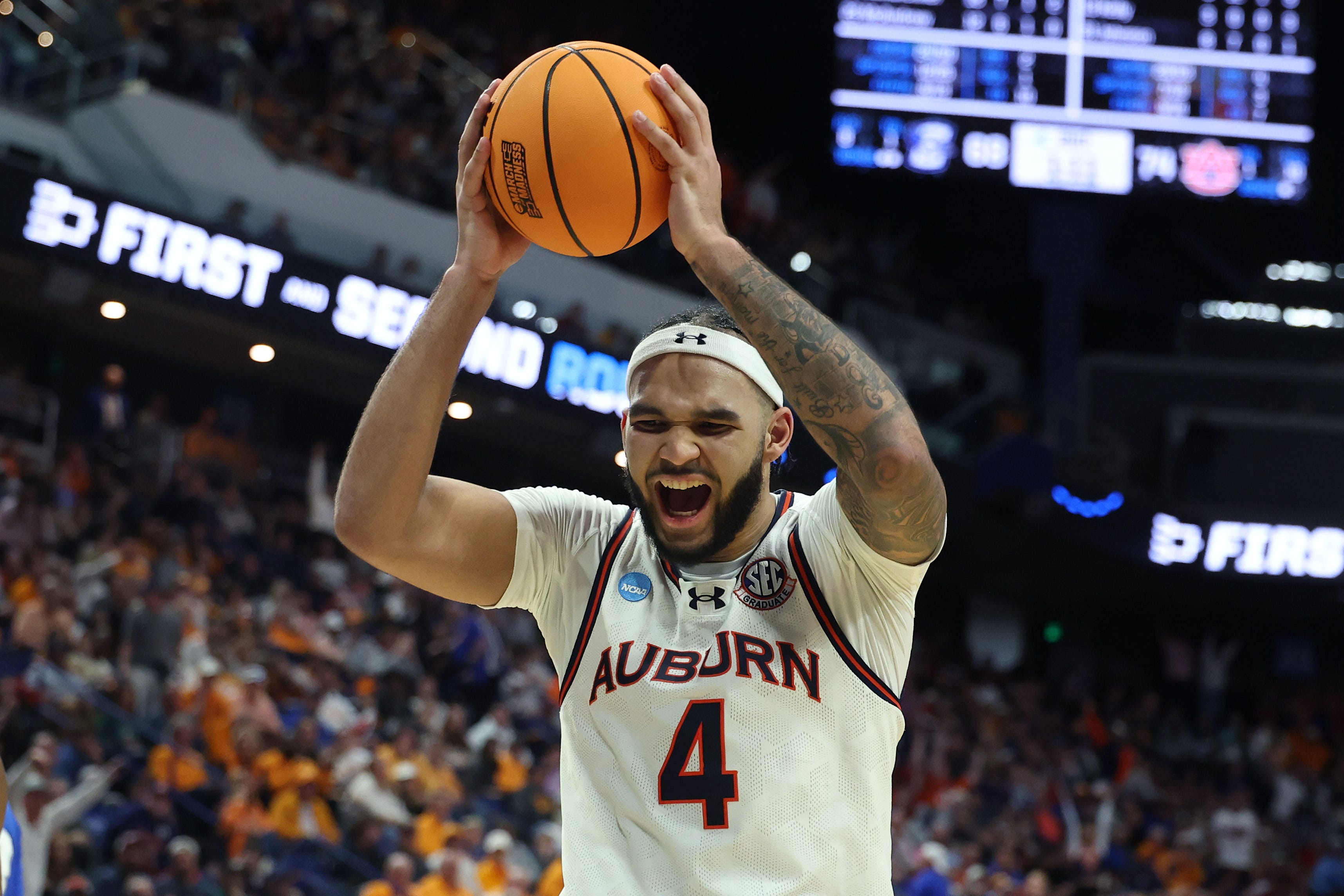 Tip time, TV channel announced for Auburn's NCAA Tournament game with ...