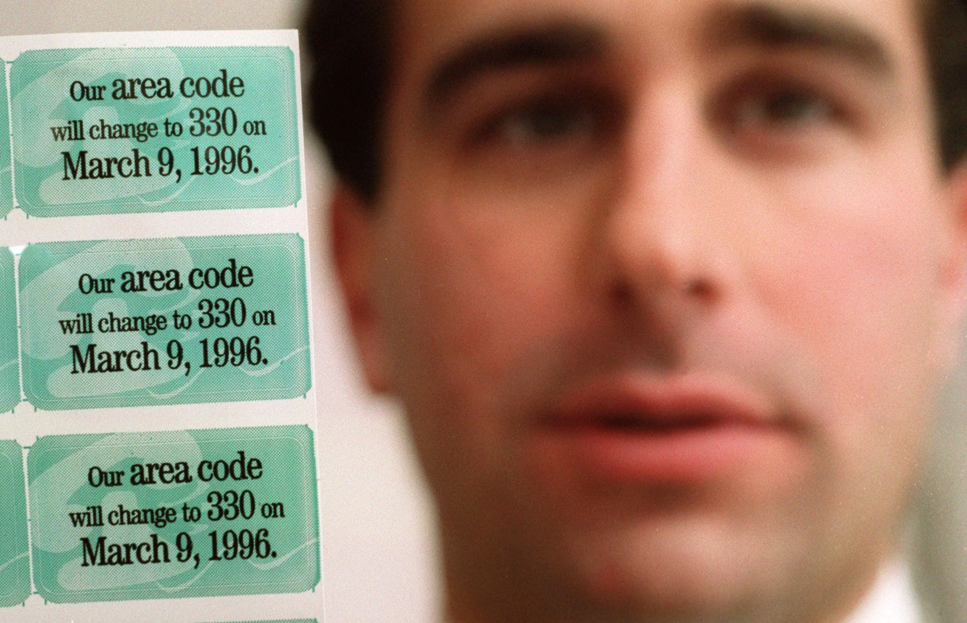 Why does Akron have the 330 area code? It used to be something else ...