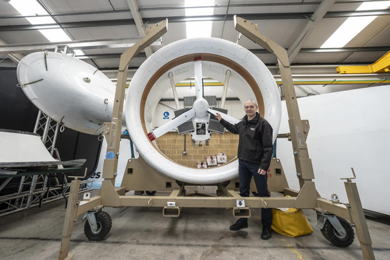 Would you travel on a glass-bottomed aircraft? How 'Flying Bum' could ...