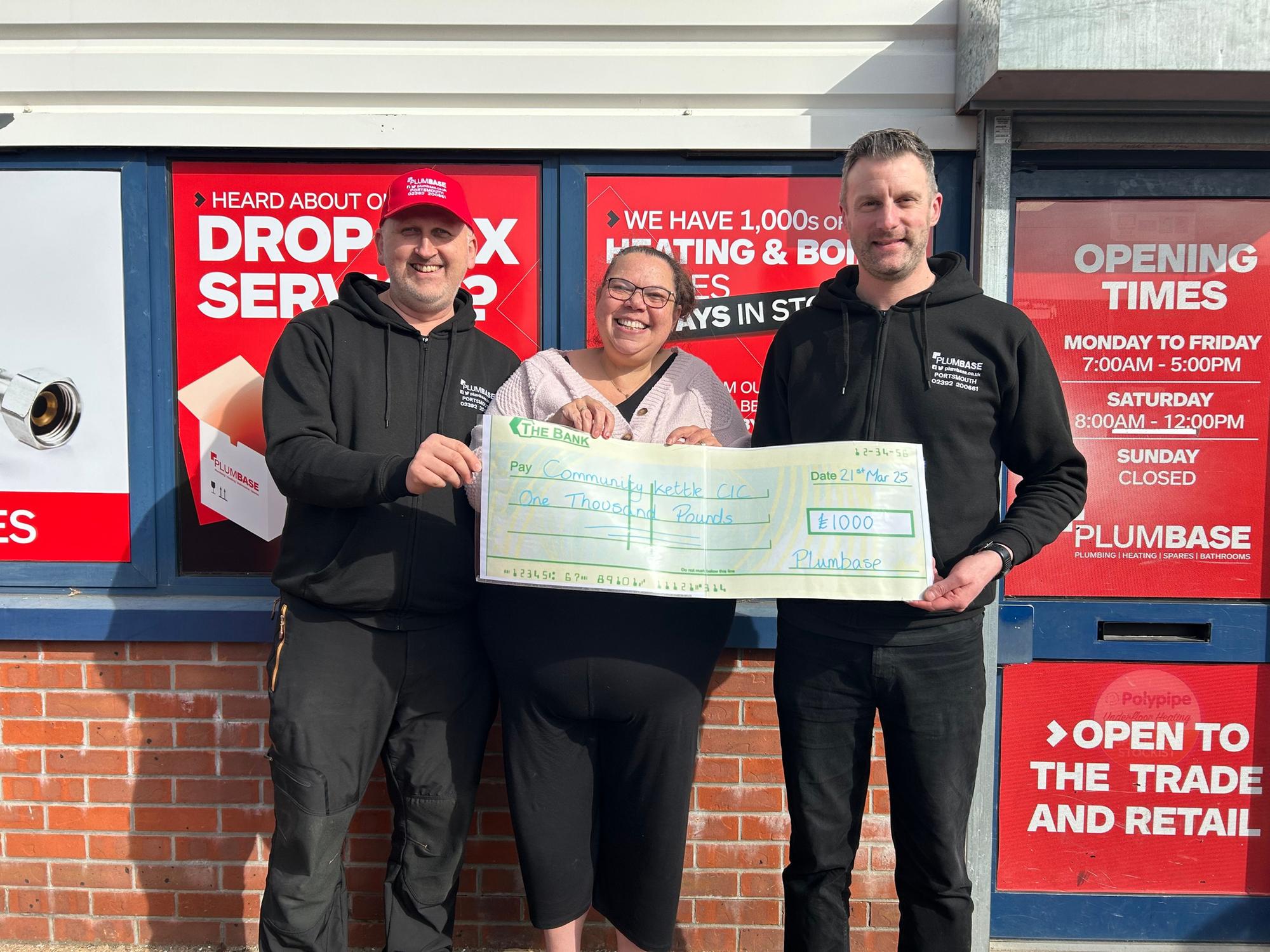 Local Plumbing Company Raised Much Needed Funds for Community Kettle