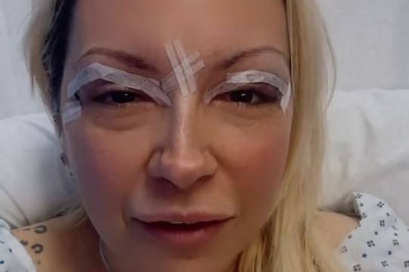Jodie Marsh 'can't see' as swollen star shares gory results of recent ...