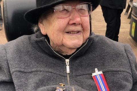 Proud Sutton on Sea woman, who won war medal, celebrates her 100th birthday