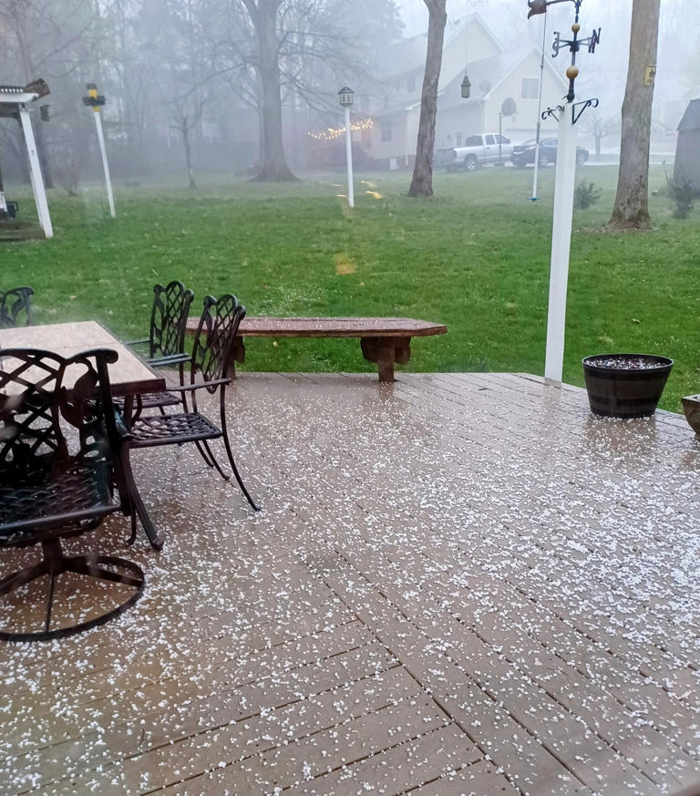 PHOTOS: Hail falls across Middle Tennessee | March 23, 2025