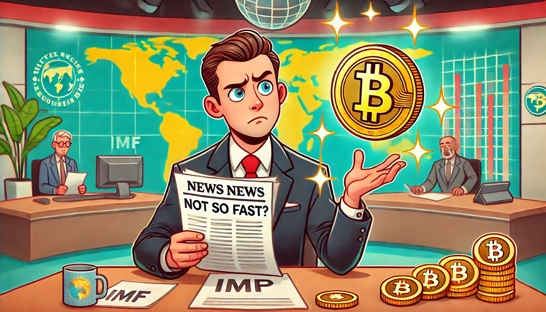 국제통화기금(IMF)가 비트코인(BTC) ‘디지털 금’ 인정했다?… “사실과 달라”