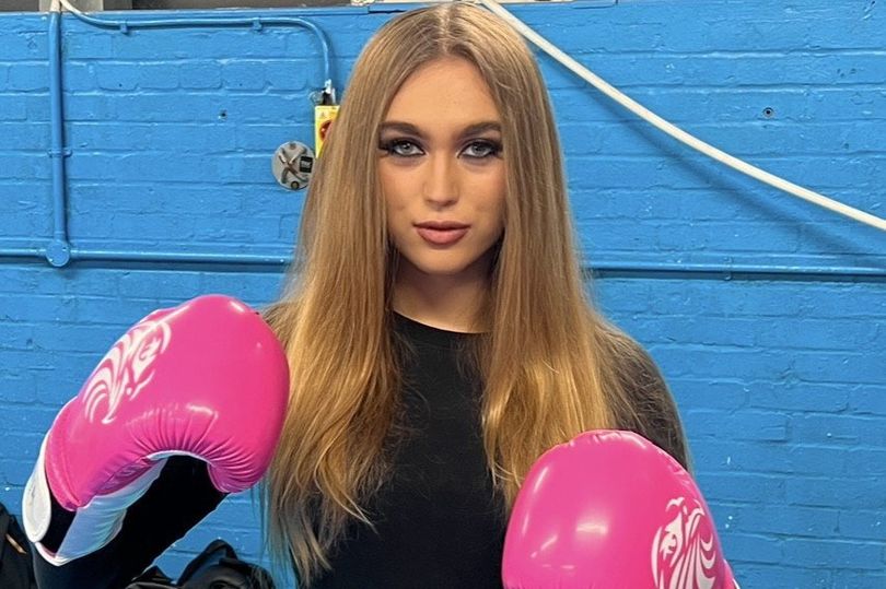 She's a knockout! Surrey beauty queen swaps the catwalk for the boxing ring