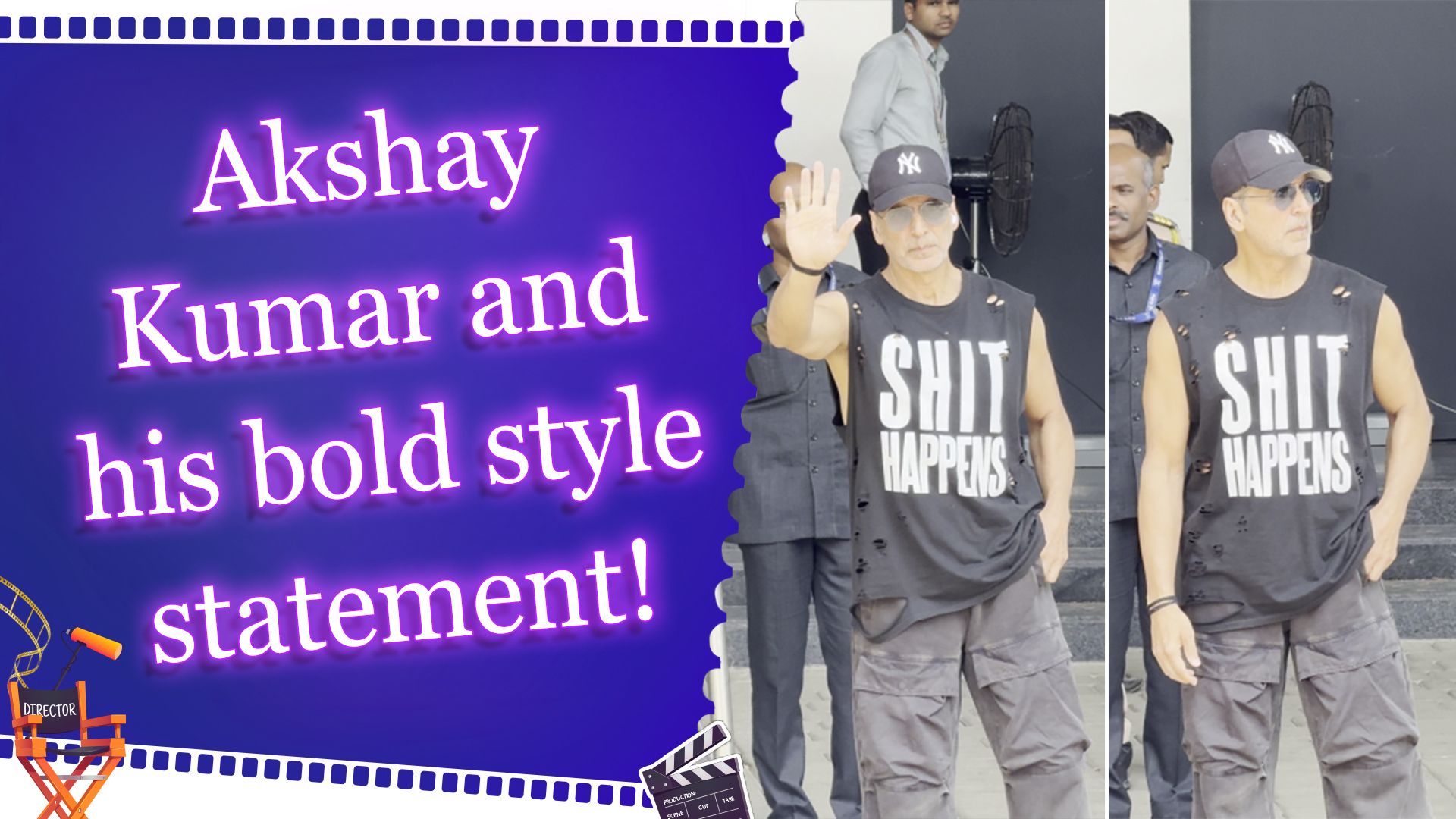Akshay Kumar spotted in raw and rugged style statement at Airport!