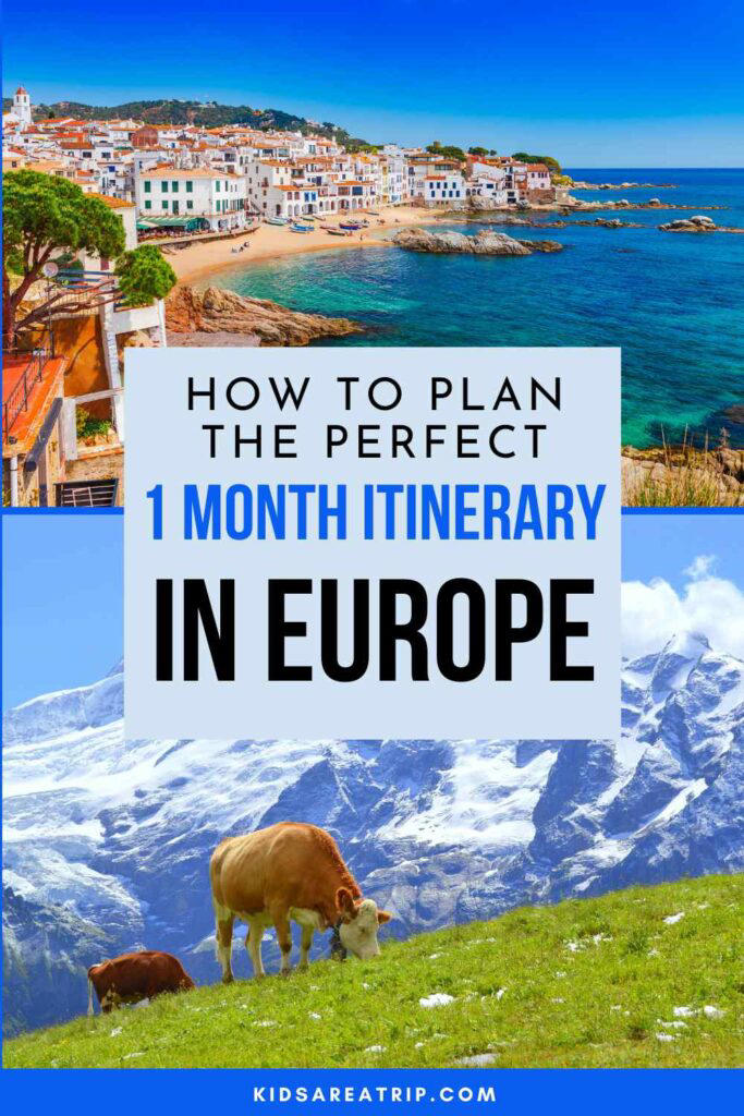 The Ultimate 1-Month Europe Itinerary for Families (2025)