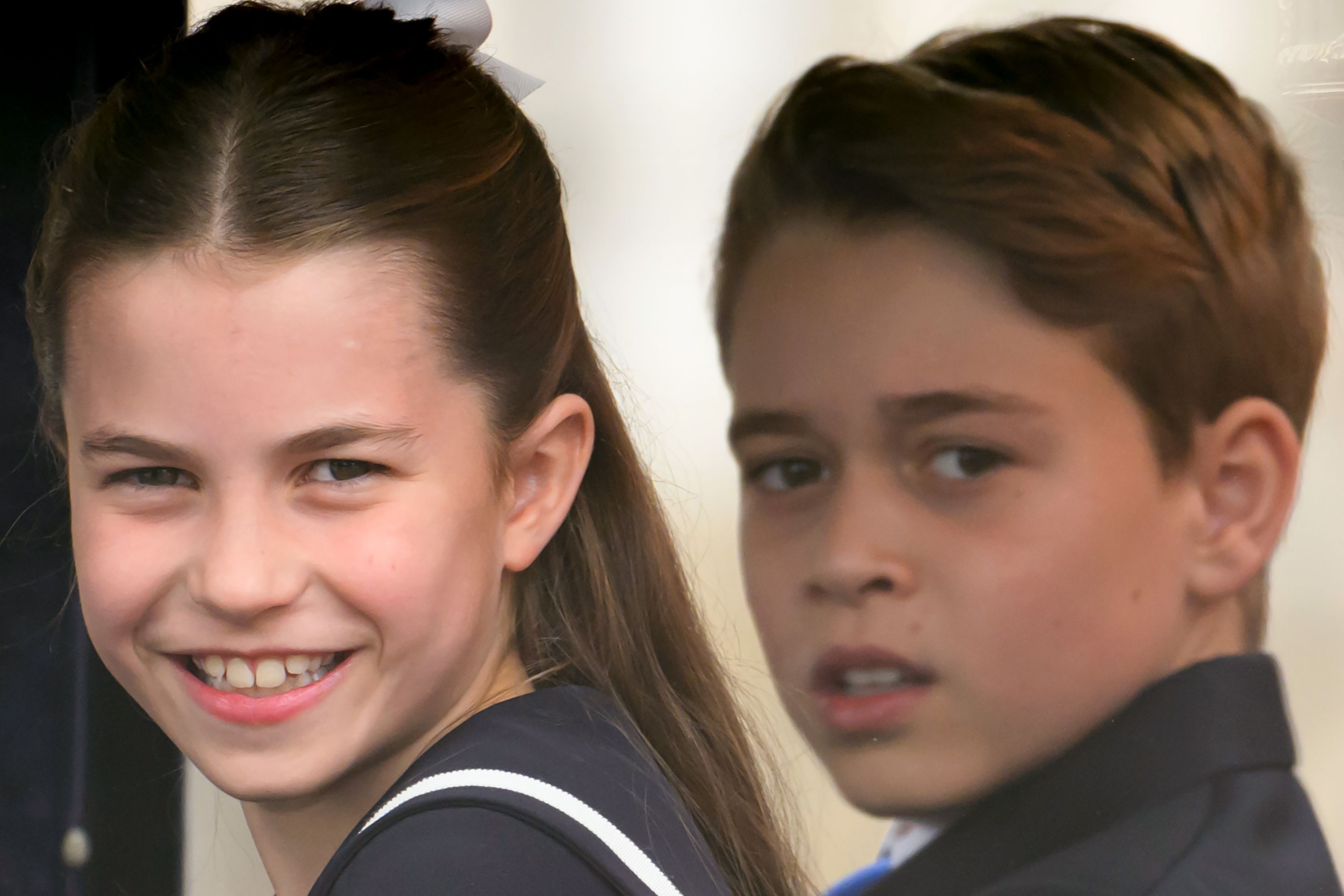 Prince George and Charlotte's Reaction to Protests Goes Viral