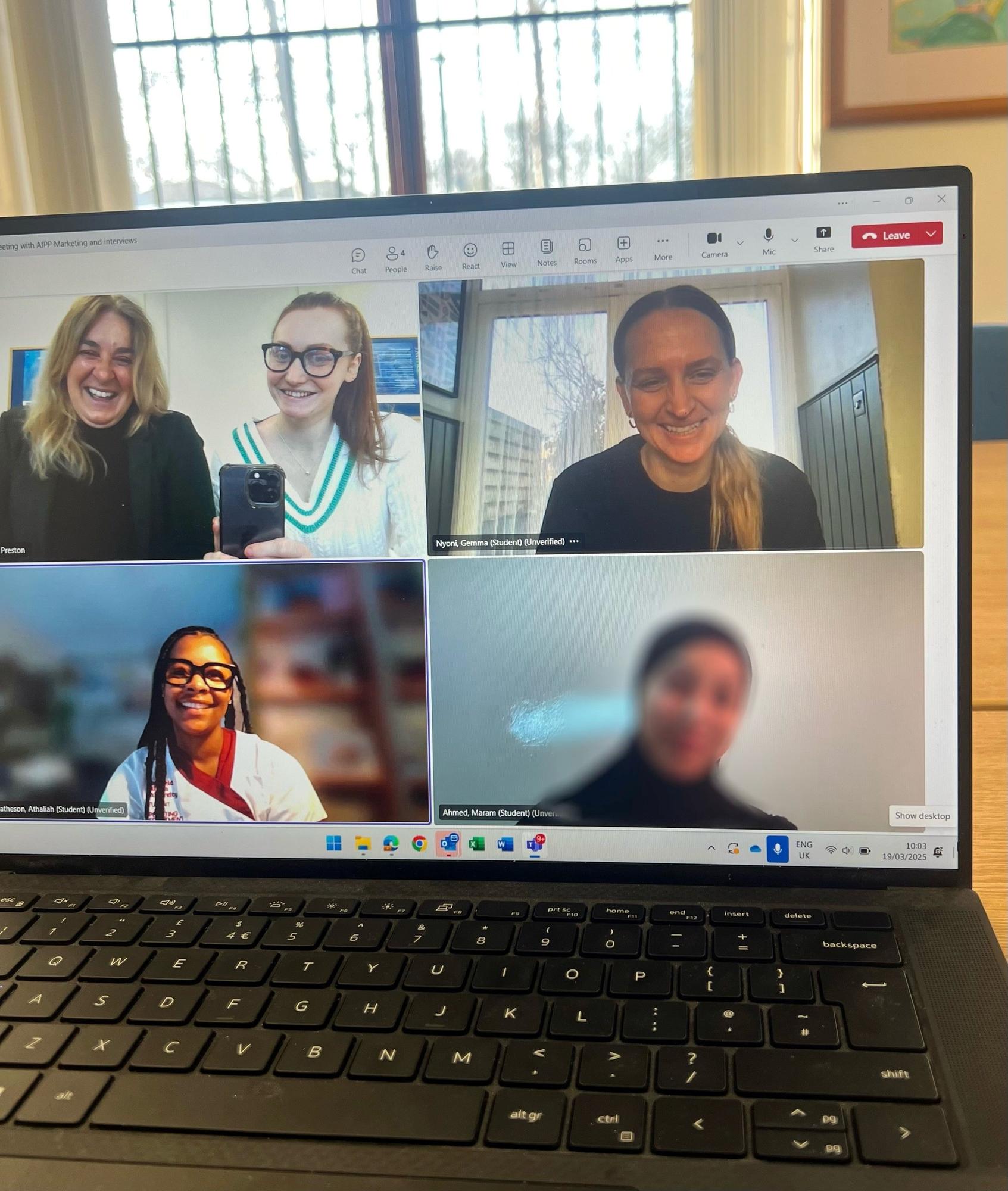 Sheffield Hallam University students gain valuable experience with AfPP