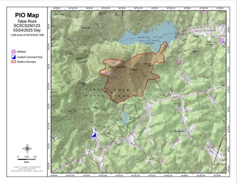 Officials: Table Rock wildfire consumes more than 1,000 acres, 4 teens ...