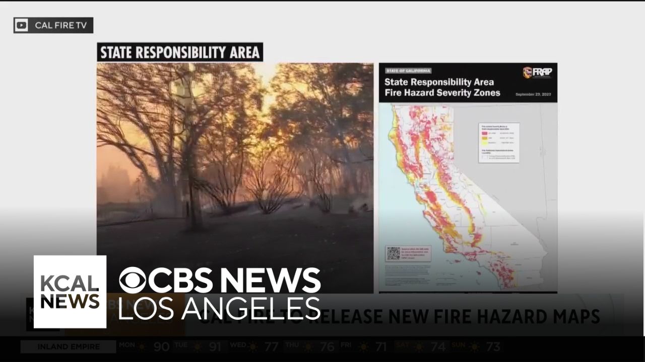 Newly released state fire maps demonstrate areas of hazard