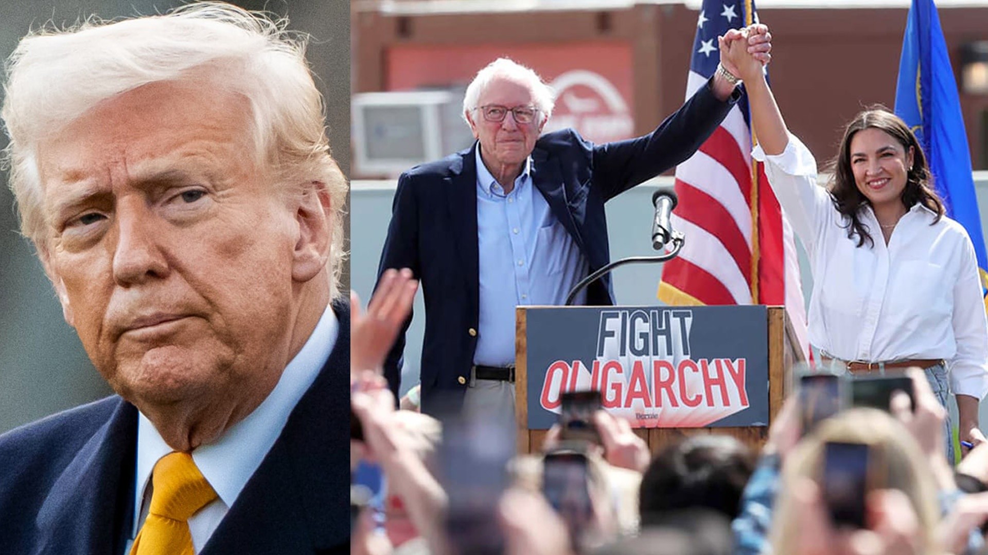 'Populist revolt going on' against Trump's policies: AOC, Sanders fire ...