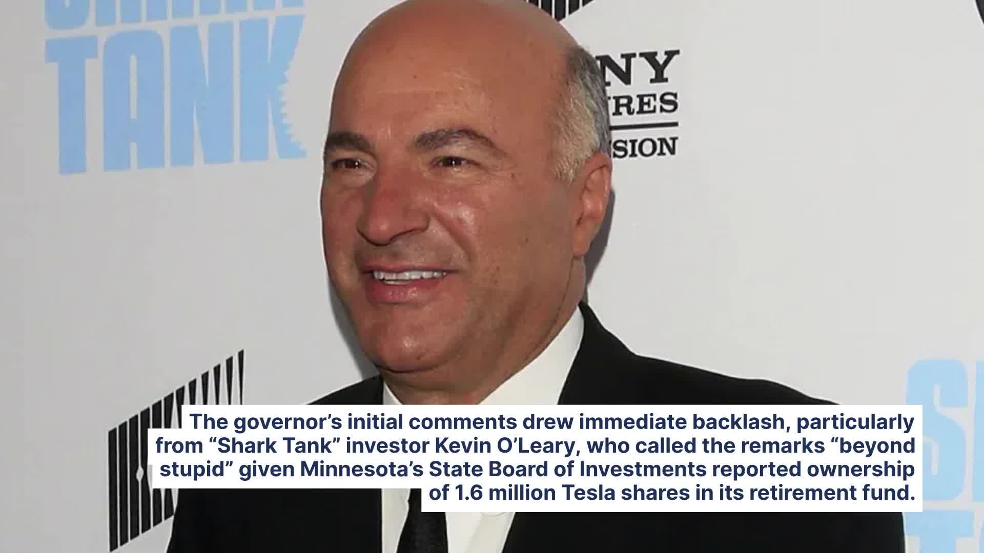 Tim Walz Says He Was 'Making A Joke' After Tesla Stock Jab Becomes ...