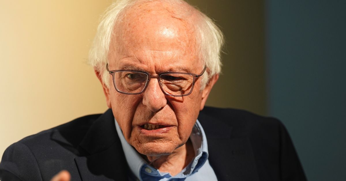 Watch: Bernie Bolts from Interview Chair After Reporter Asks Question ...