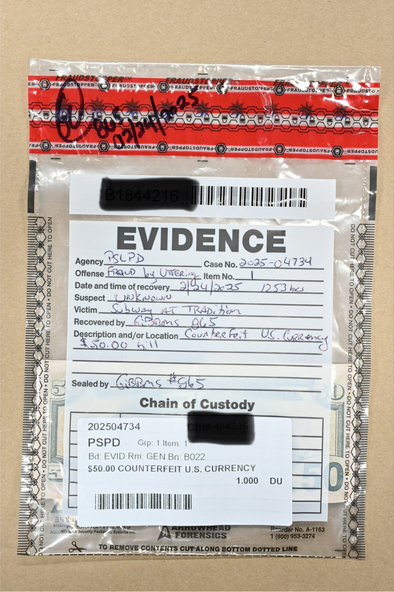 Port St. Lucie Police report linking man to three counterfeit money ...