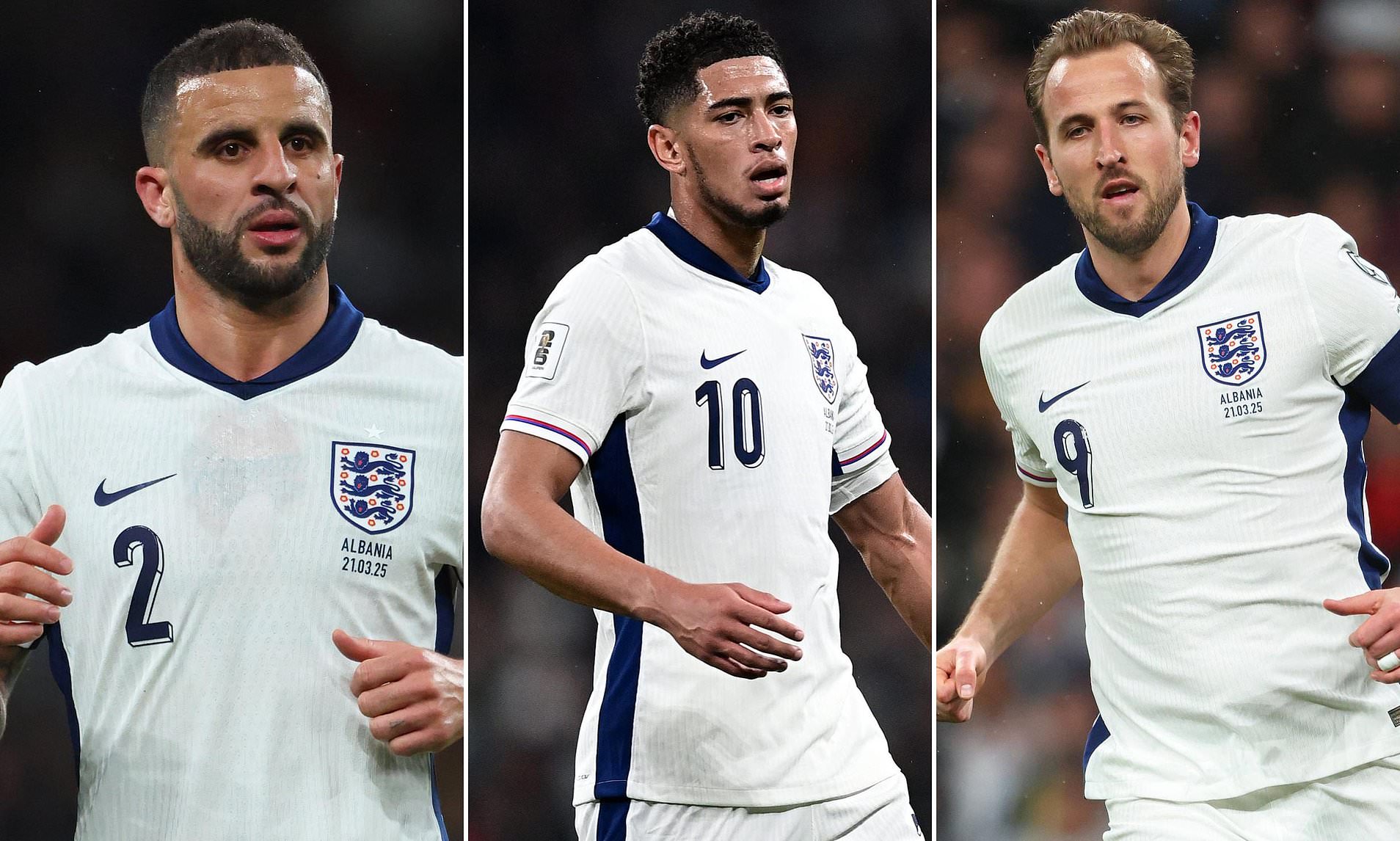 Can YOU spot the England kit blunder? Eagle-eyed fans notice huge ...