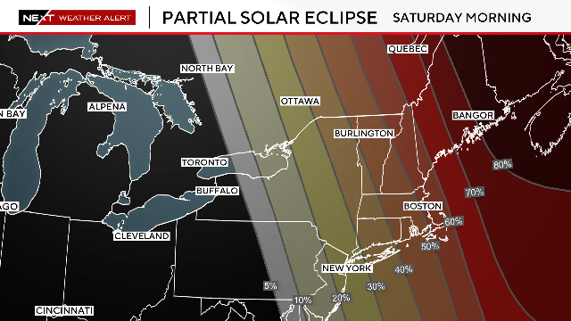 Will Massachusetts see the partial solar eclipse this weekend? Dreary ...