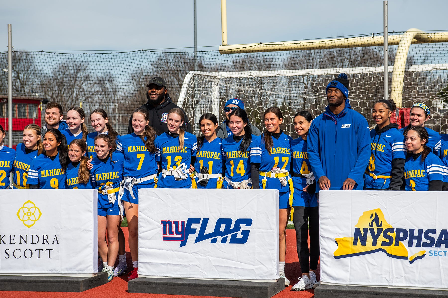 New York Giants help kick off Section 1 girls flag football season at ...
