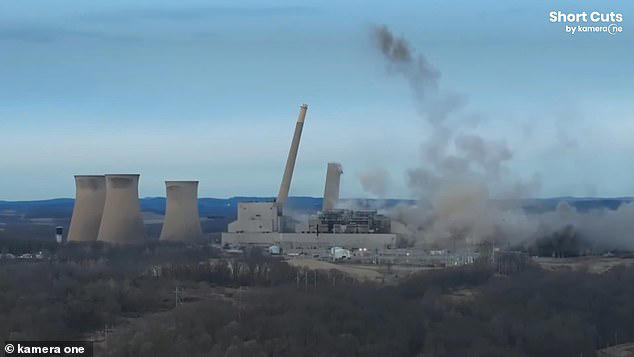 Watch as Pennsylvania power plant collapses in jaw-dropping implosion