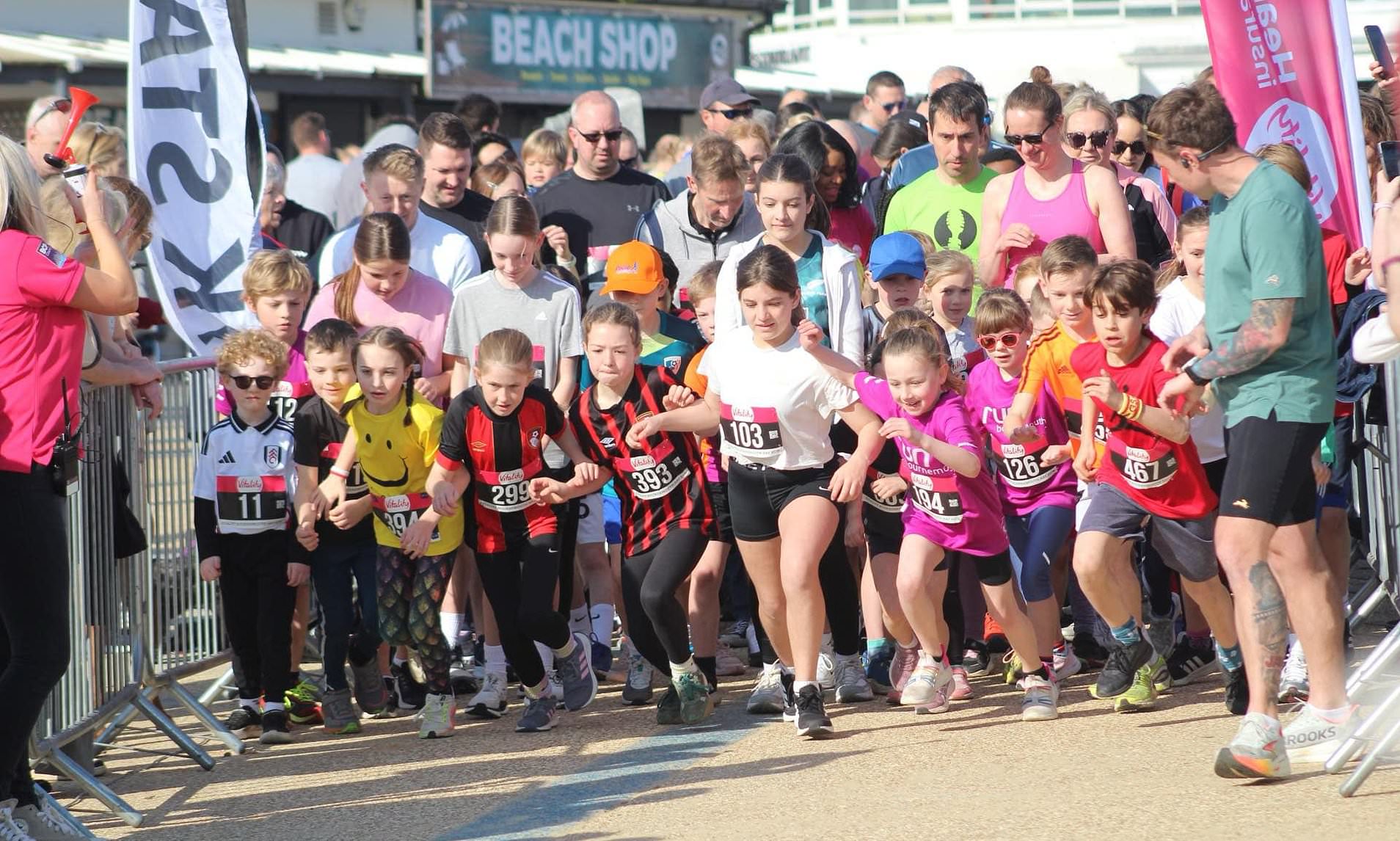 Chaos at the fun run as marshals send children the wrong way