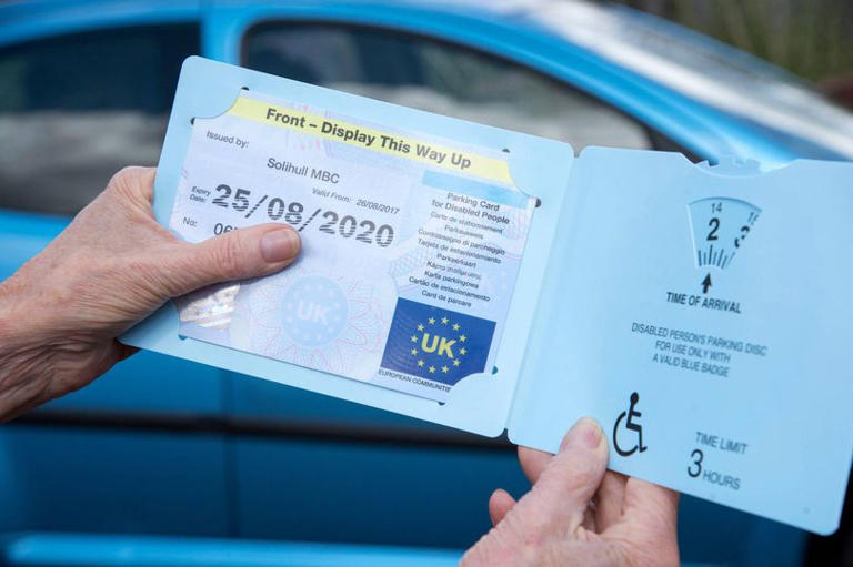 Check if you automatically qualify for disabled parking Blue Badge – see full list