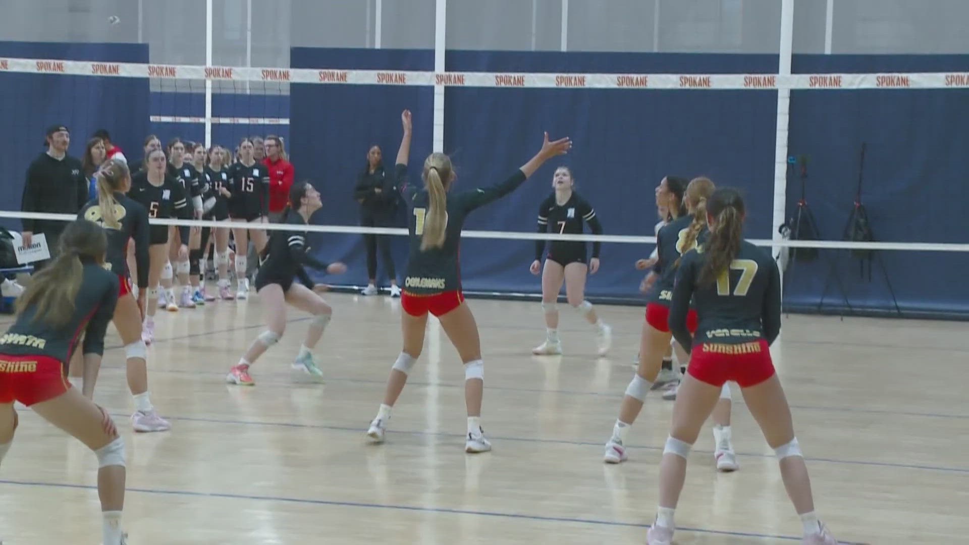 Volleyball players compete in PNQ in Spokane over the weekend