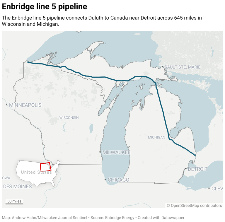 Michigan Supreme Court will hear legal challenge to Enbridge's Great ...