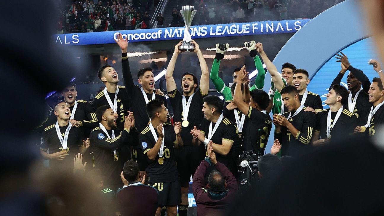 Mexico go old-school for first Concacaf Nations League title